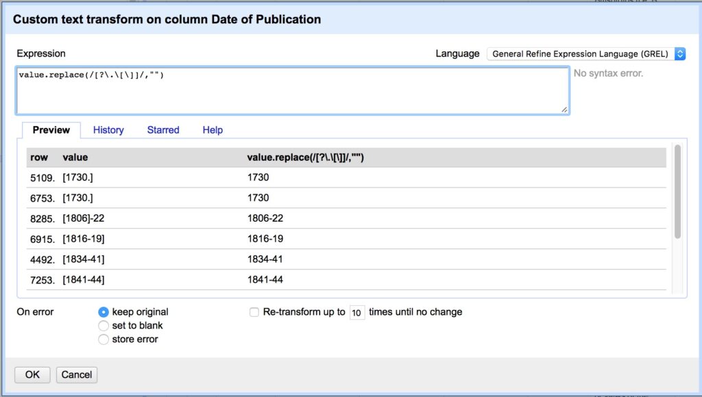 Cleaning Messy Data and Timeline Visualization – Hacking the Humanities ...